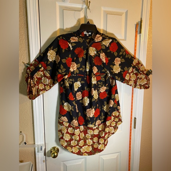 MPH Collection | Tops | Mph Collection Women Plus 2x Floral Zip Front ...